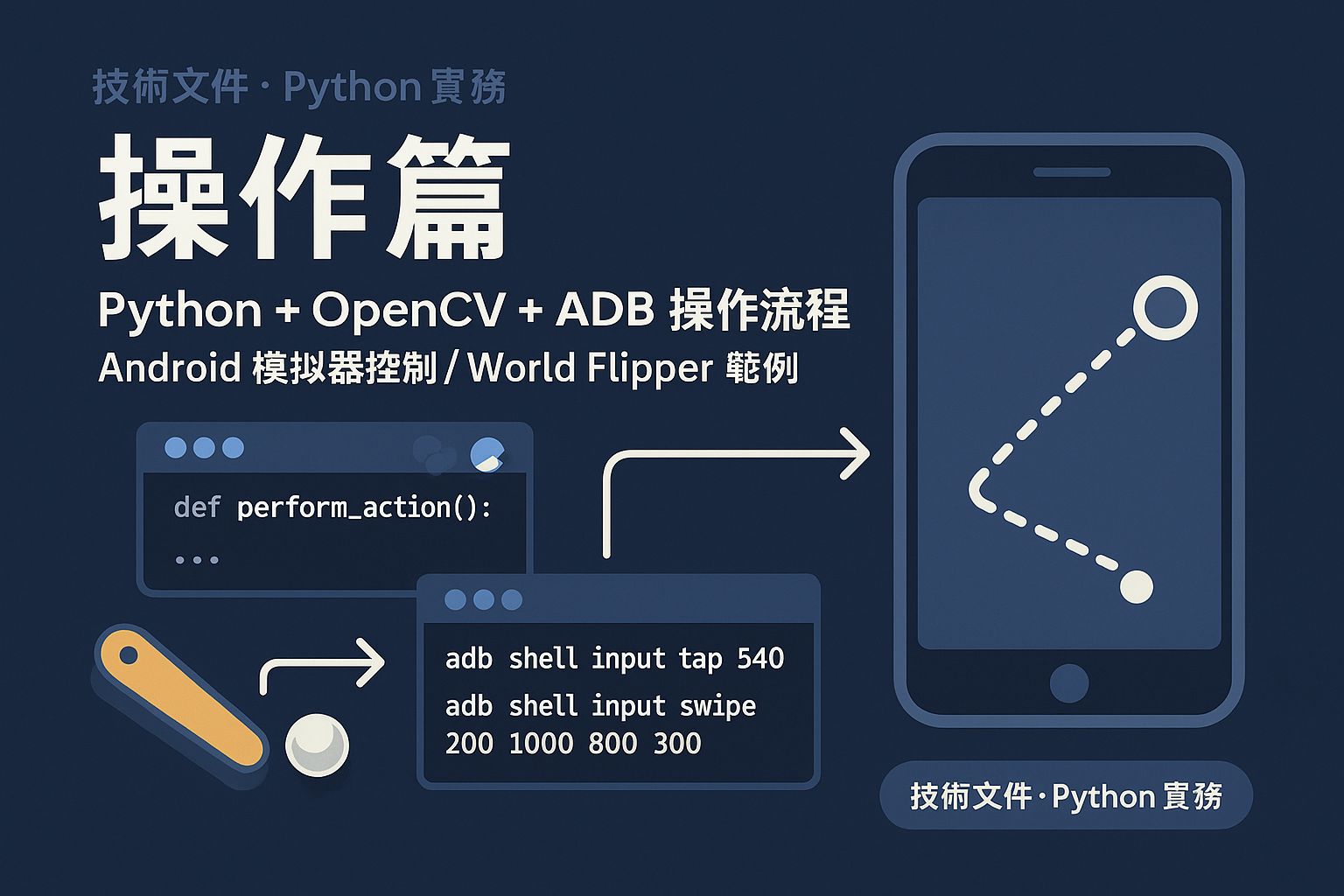 利用 Python + OpenCV + ADB 實現 Android 模擬器控制，以彈射世界 World Flipper 為例，操作篇 · 乾太